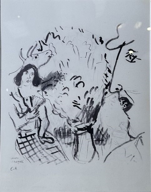 Marc Chagall | Marc CHAGALL Artist's proof 36 x 28 cm (view) Signed ...