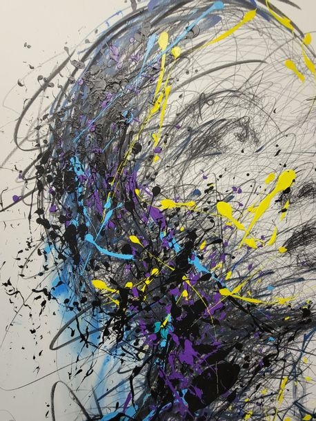 Hom Nguyen | Hom NGUYEN (1972) Portrait of a young girl Mixed... - Lot ...