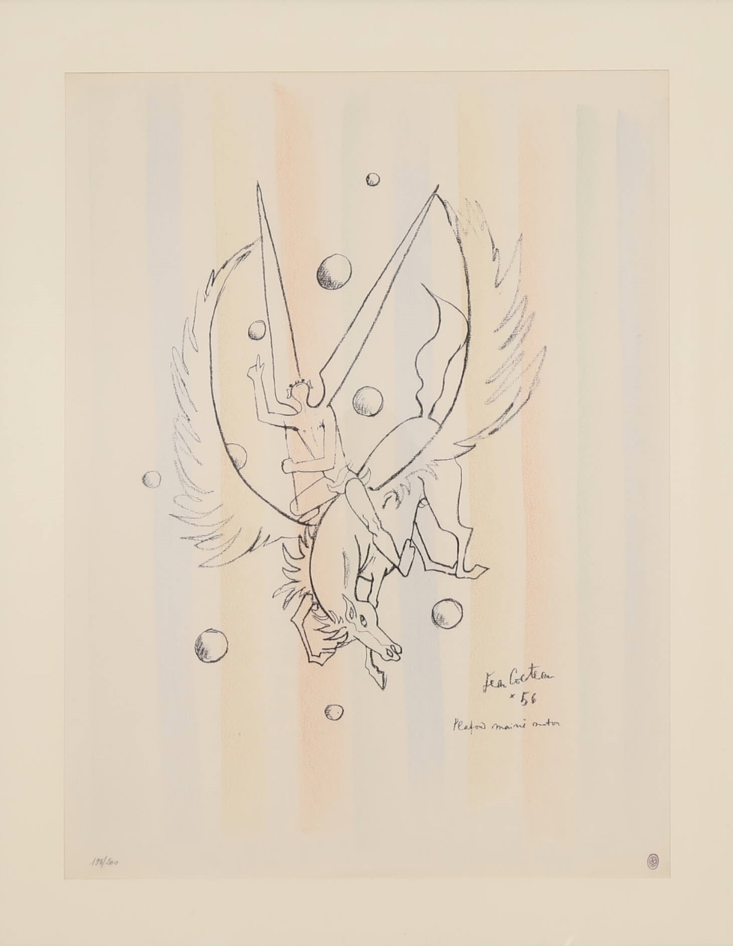 Jean Cocteau | Pégase, 1956 (1956) | MutualArt