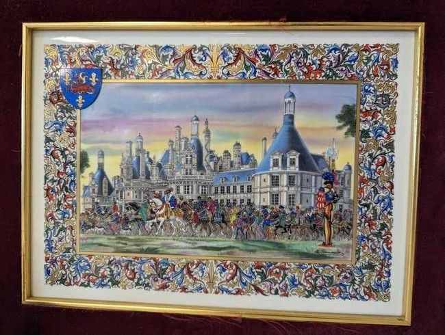 René Julien | Départ à la chasse de François 1er à Chambord | MutualArt