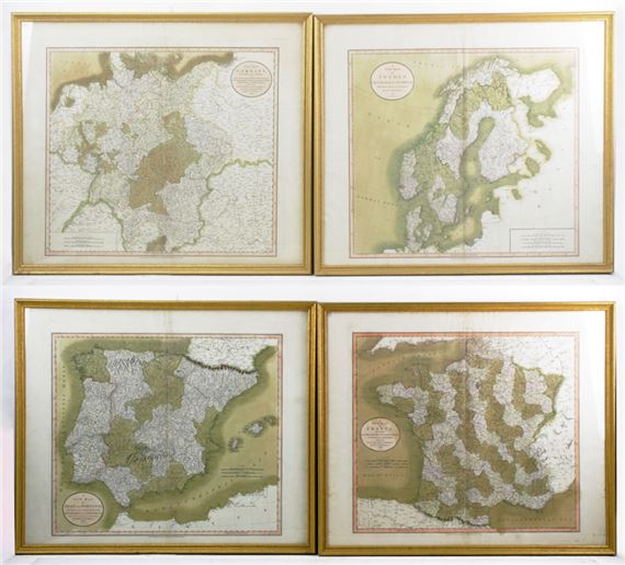 John Cary | John Cary Maps of European Countries | MutualArt