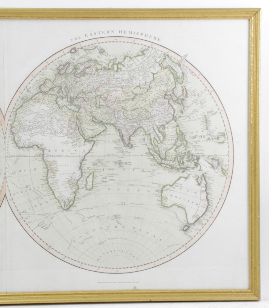 John Cary | John Cary, Double Hemisphere World Map, 1811 (1811) | MutualArt