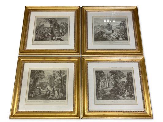 Jean-Antoine Watteau | Antoine Watteau. 4 Seasons Engravings. | MutualArt