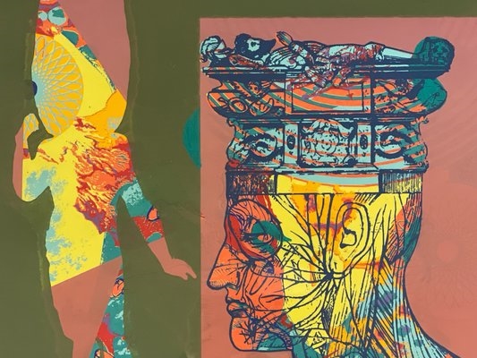 Leo Russell | Leo Russell. Mixed Media. Surreal Figures. | MutualArt