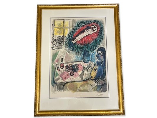 Marc Chagall | Marc Chagall. Signed Lithograph. Reverie. | MutualArt