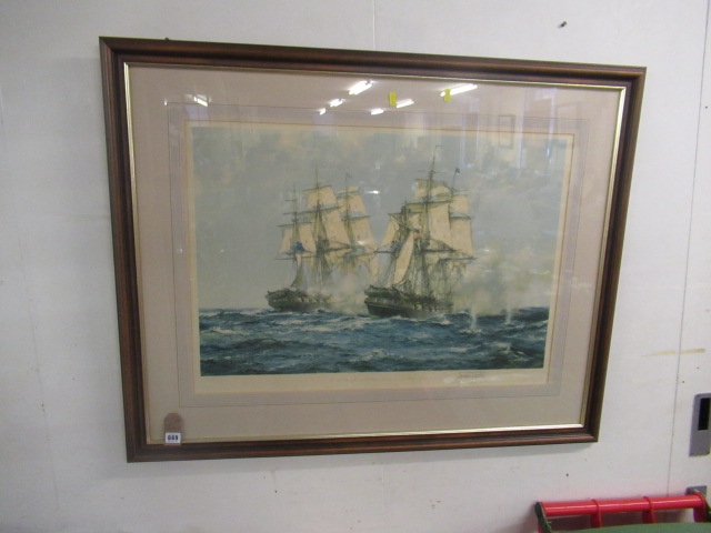 Montague Dawson | LARGE SIGNED PRINT AFTER MONTAGUE DAWSON | MutualArt