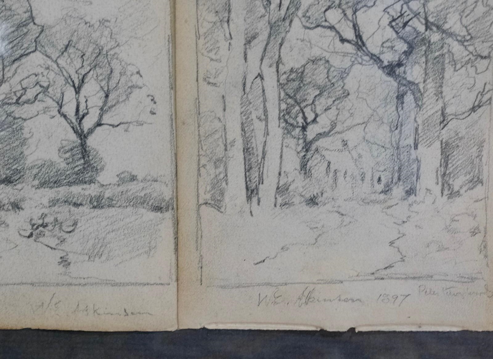 William Edwin Atkinson | William Edwin Atkinson pencil sketches from ...