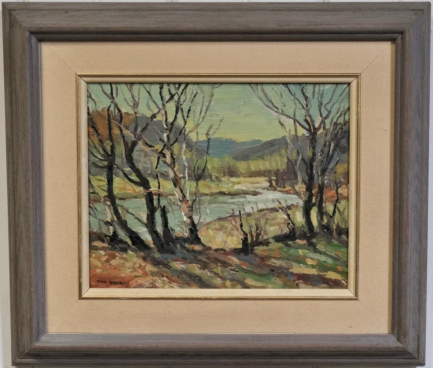 Tom Roberts | AN ISLAND ON THE TWEED, N.S.W. (1920) | MutualArt