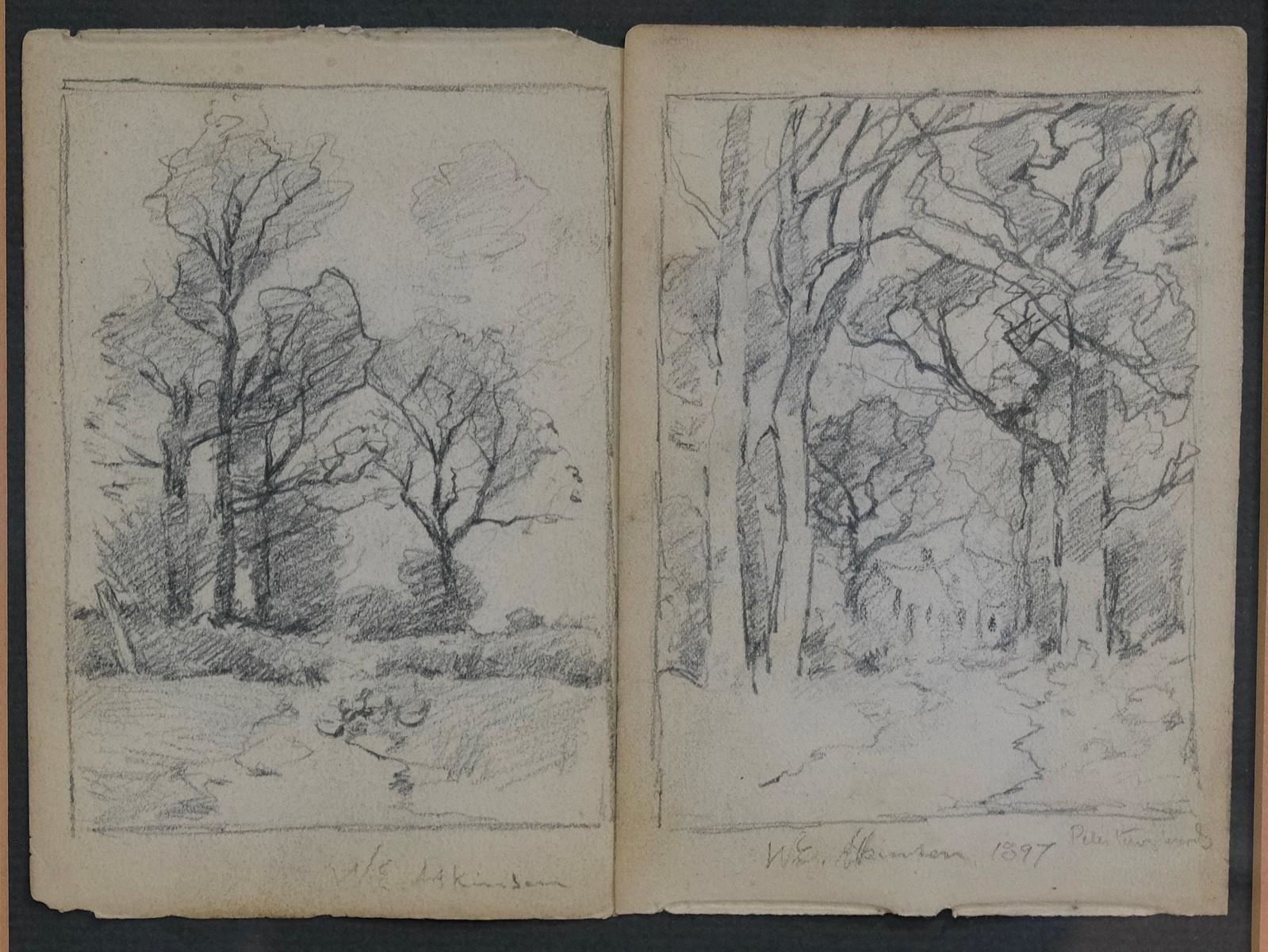 William Edwin Atkinson | William Edwin Atkinson pencil sketches from ...