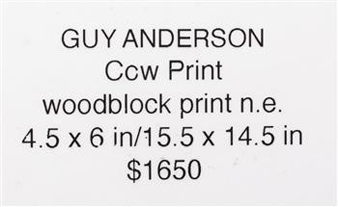 Guy Anderson | Cow Card | MutualArt
