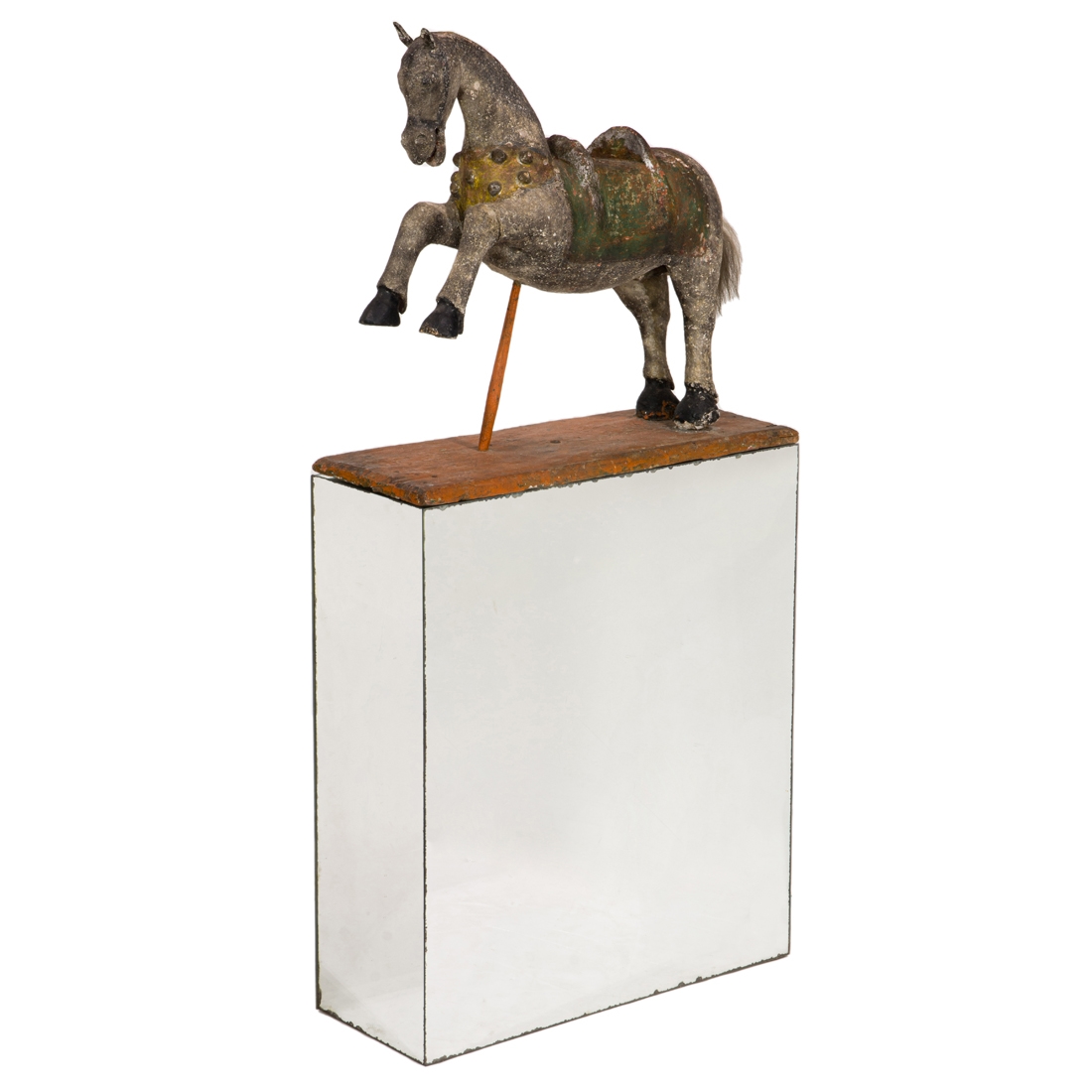 Spanish School | A Spanish Colonial carved wood and gesso sculpture of ...