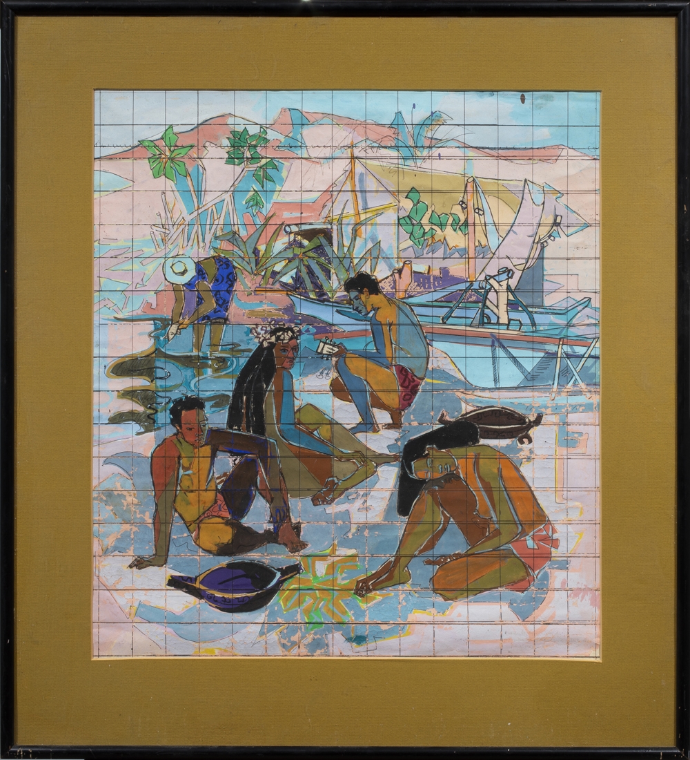 Jean Masson | Tahitian Scene | MutualArt