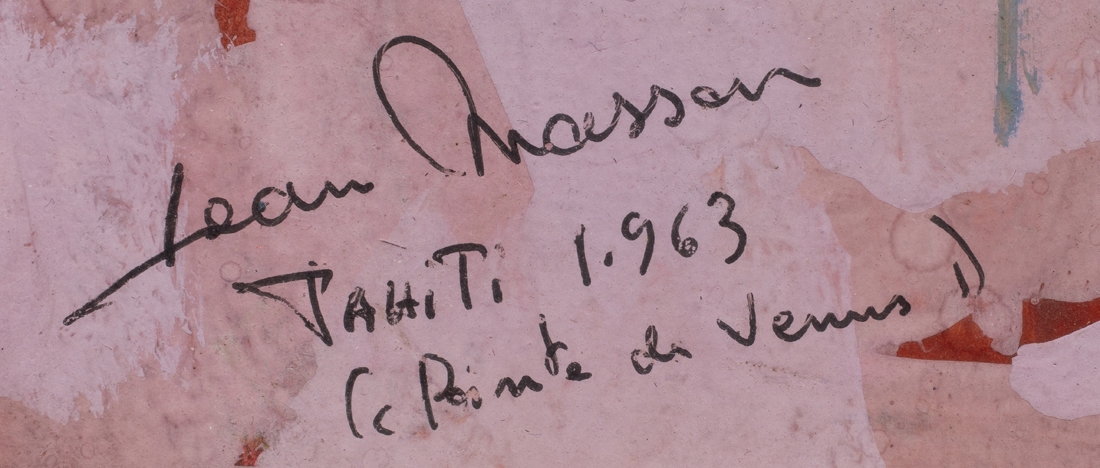 Jean Masson | Tahitian Scene (1963) | MutualArt