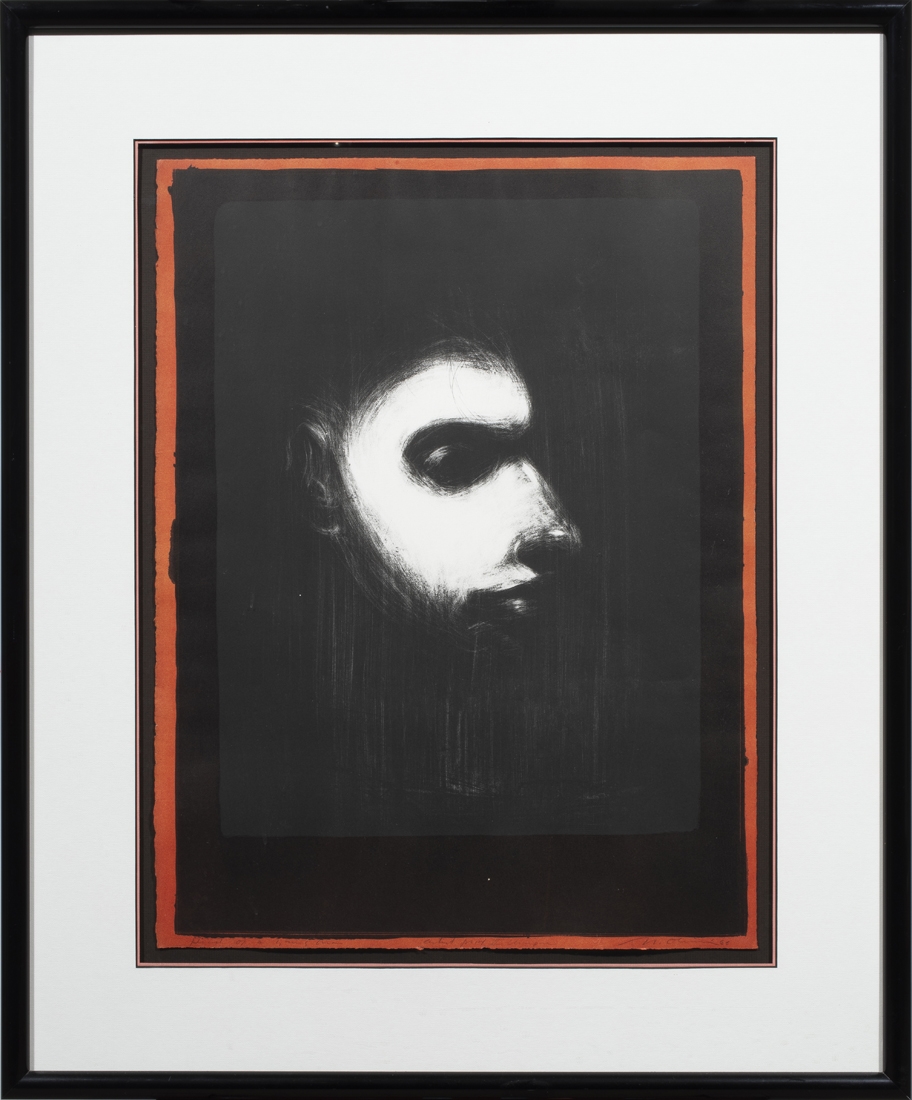 Nathan Oliveira | Head of a Young Man (1966) | MutualArt