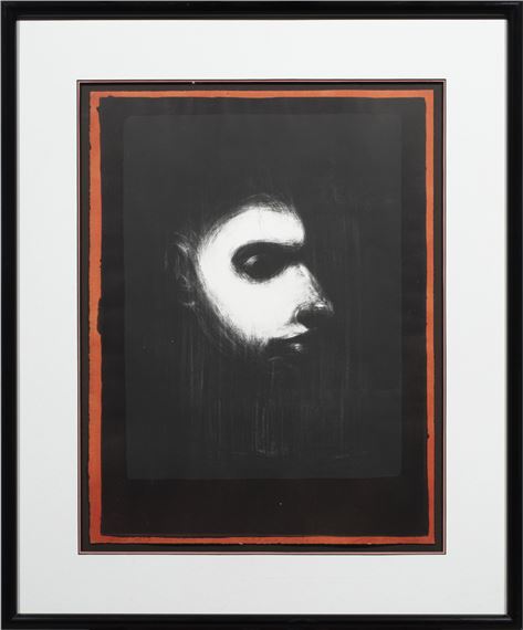 Nathan Oliveira | Head of a Young Man (1966) | MutualArt