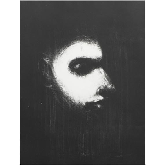 Nathan Oliveira | Head of a Young Man (1966) | MutualArt