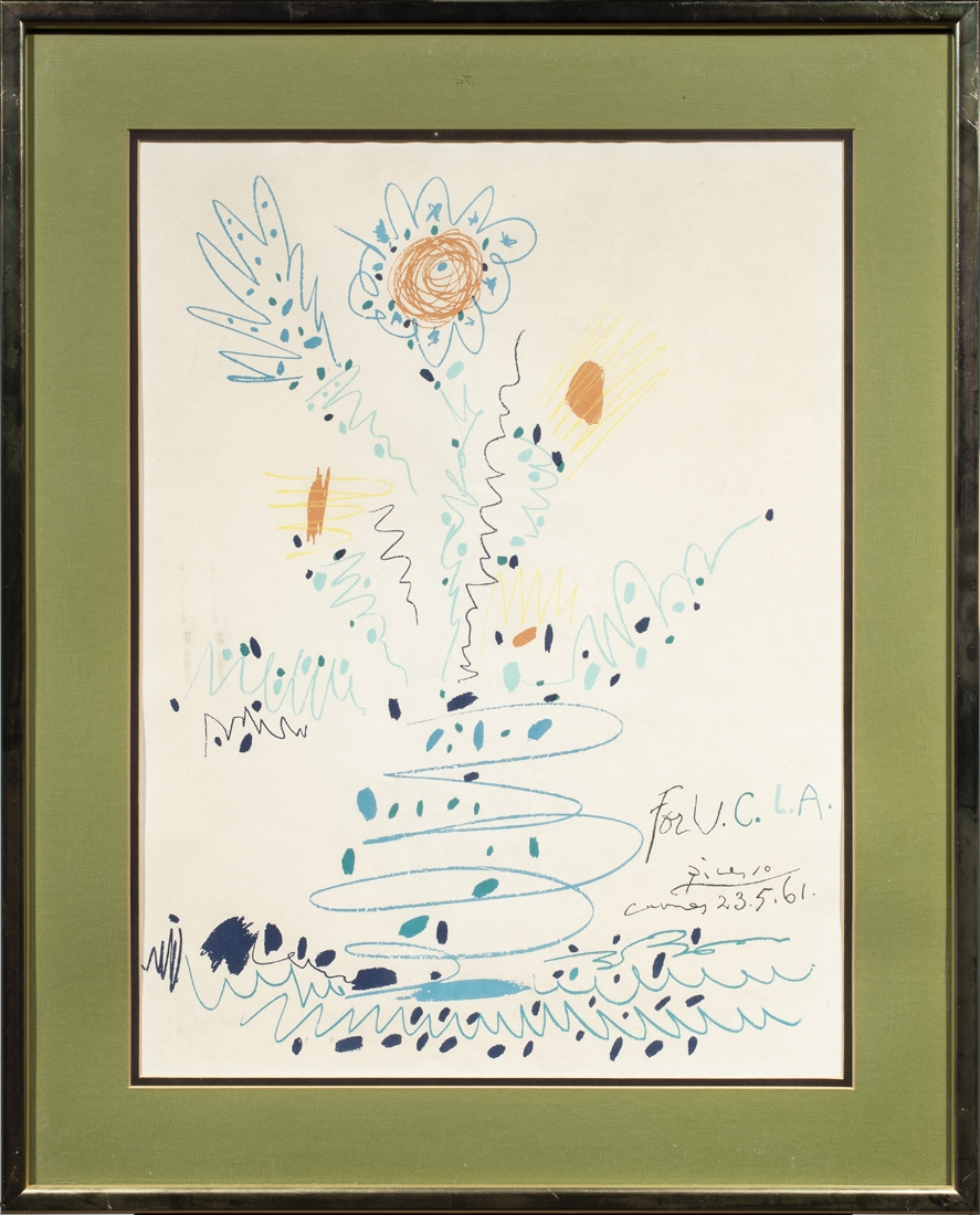 Pablo Picasso | Poster for Bonne Fete exhibition (1961) | MutualArt