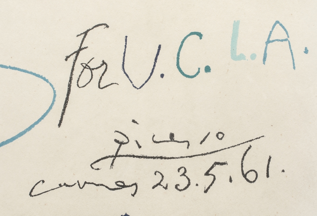 Pablo Picasso | Poster for Bonne Fete exhibition (1961) | MutualArt