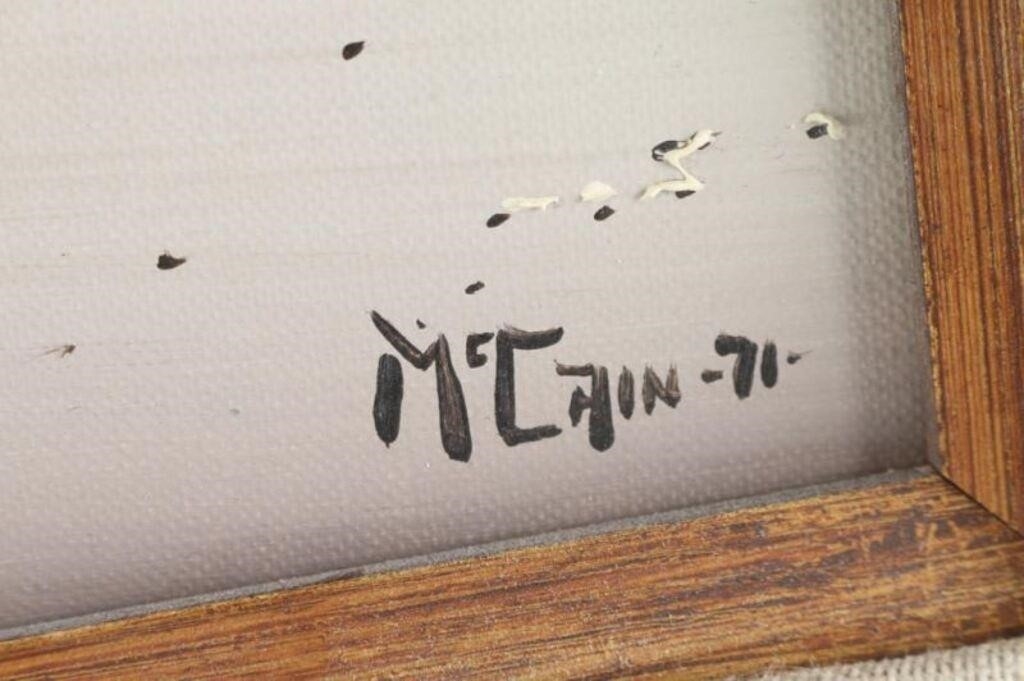 Buck McCain | Original Oil On Canvas (1971) | MutualArt