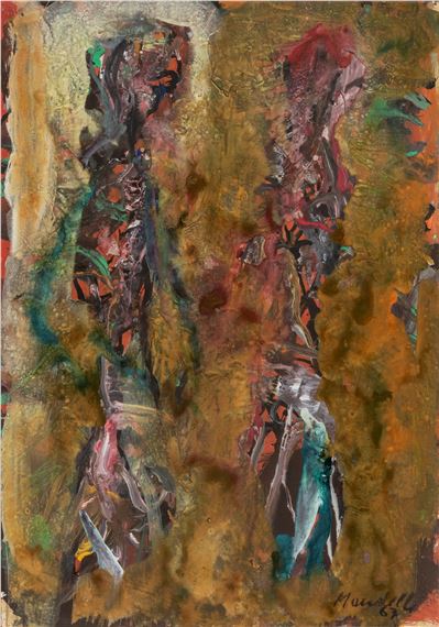 Pompilio Mandelli | Due figure 1967 (1967) | MutualArt