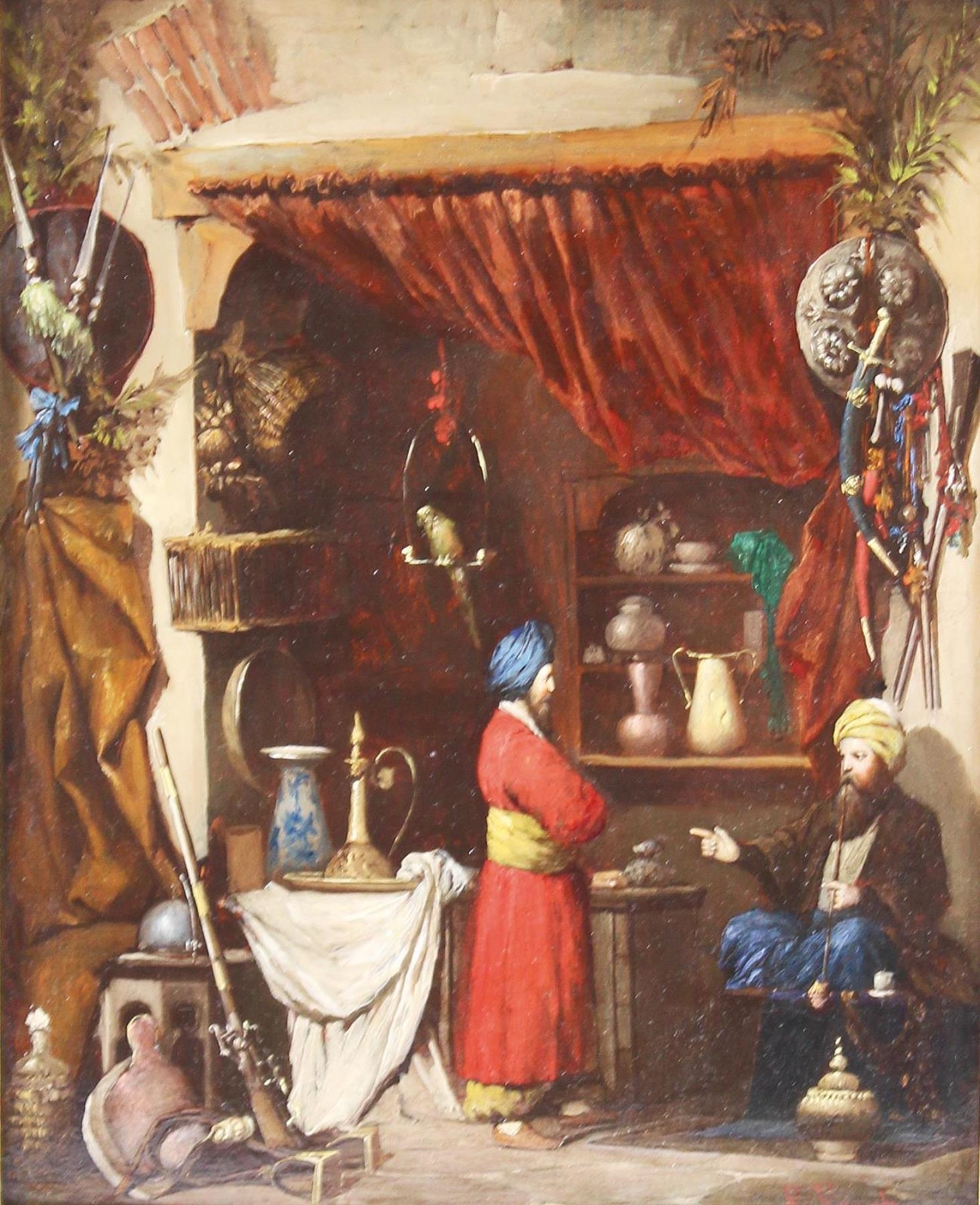 Rudolf Ernst | ENTERING THE TEMPLE | MutualArt