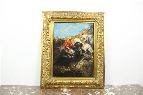 D. Goetz | French school of the 19th century Moroccan Soldiers (19th ...