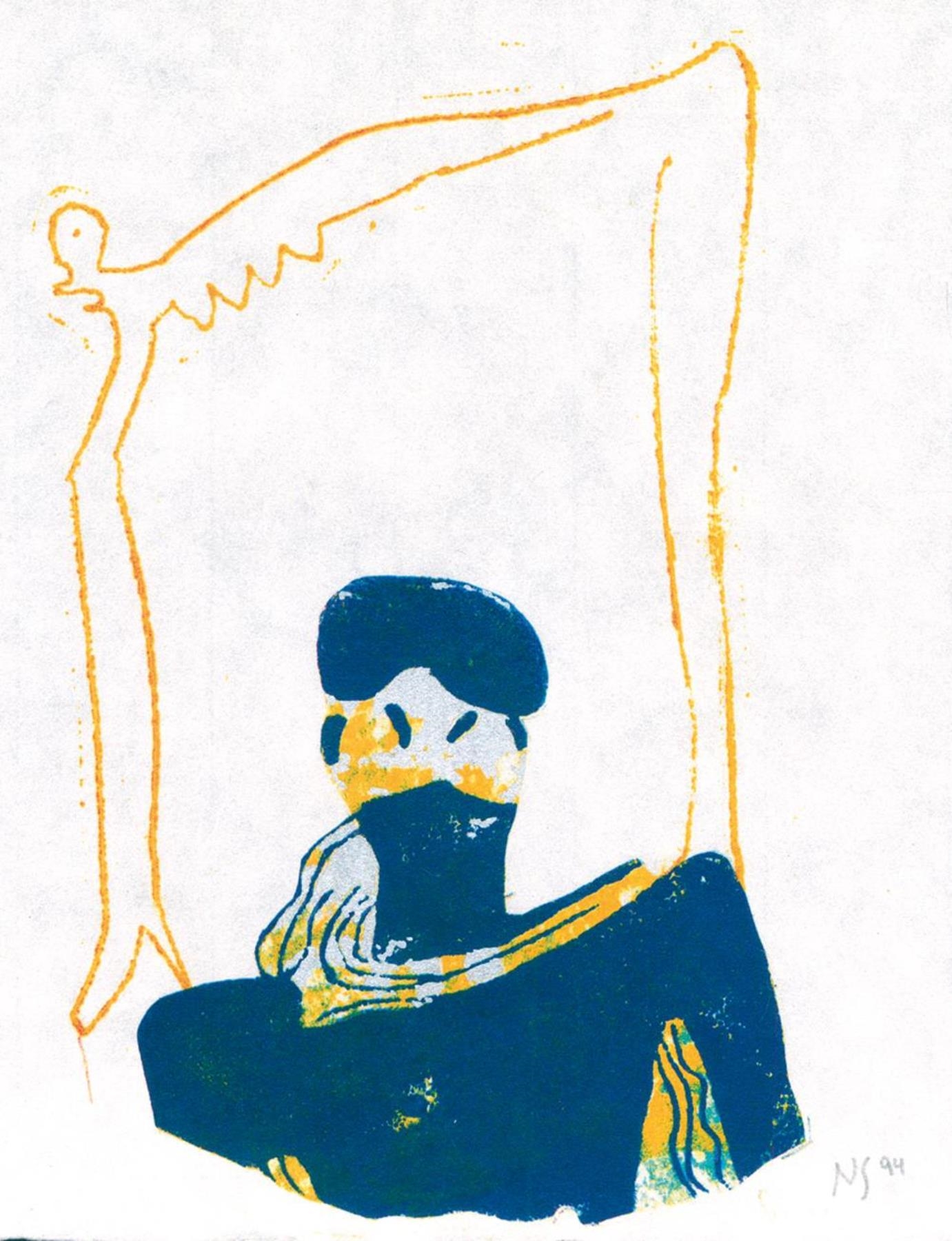 Nancy Spero | Three Running Figures | MutualArt