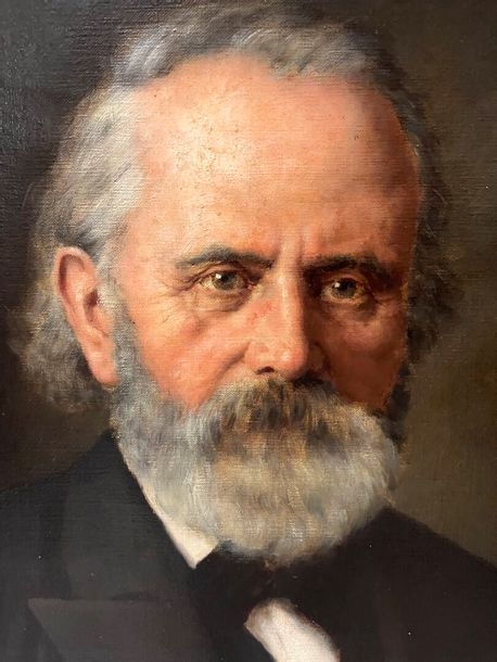 Albert Höflinger | Portrait of a Man with a Cane (Late 19th Century ...