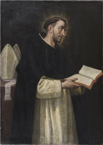 Spanish School, 17th Century | Santo Tomás de Aquino | MutualArt