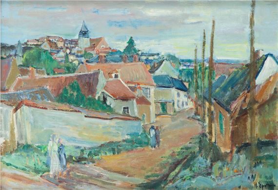 Henri Epstein | View from little village (1937) | MutualArt