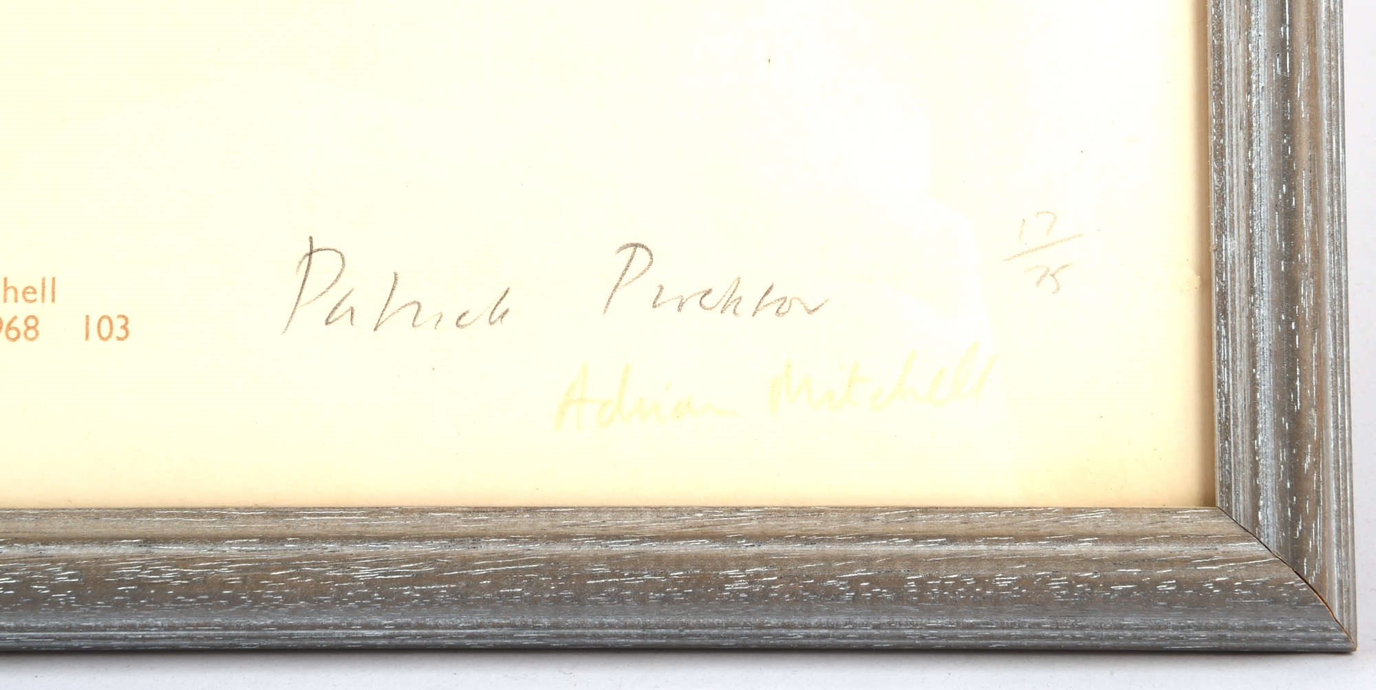 Patrick Procktor | Poster Poem with Adrian Mitchell | MutualArt