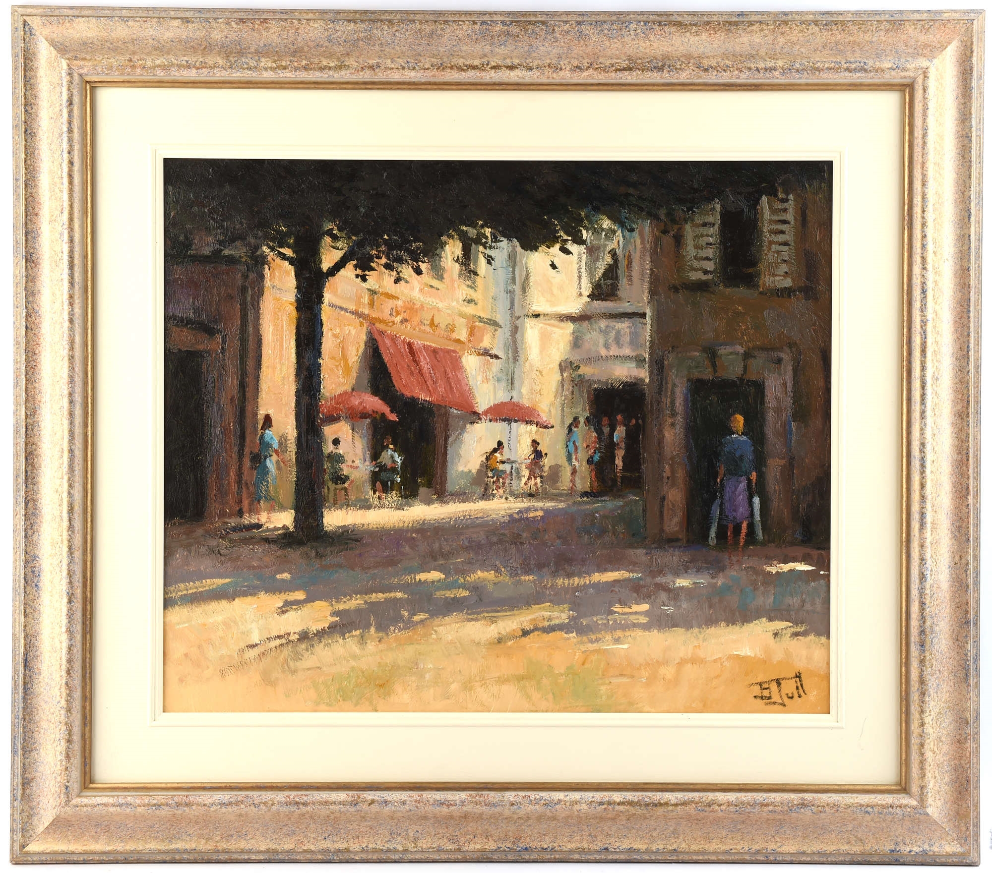 Brian Jull | French street scene | MutualArt