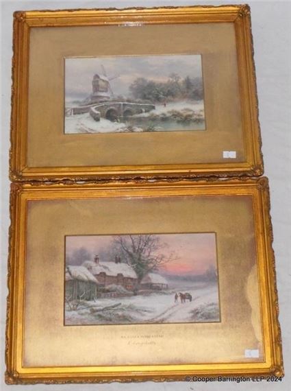 Edgar Longstaffe | A Pair of Edgar Longstaffe Essex Oil Paintings ...