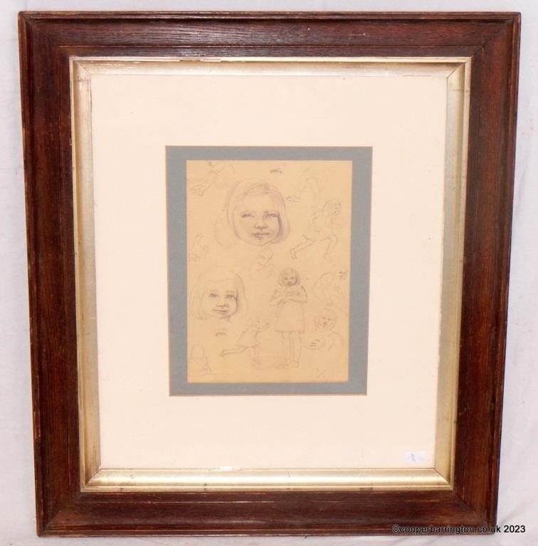 Dorothea Sharp | Dorothea Sharp ROI RBA Child Pencil Study | MutualArt