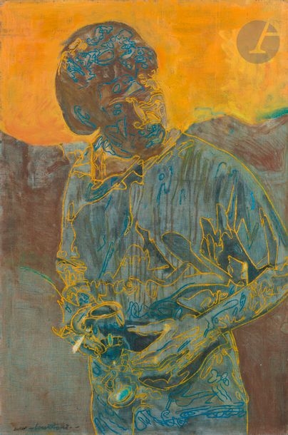 Pierre Courtens | Worker with cigarette | MutualArt