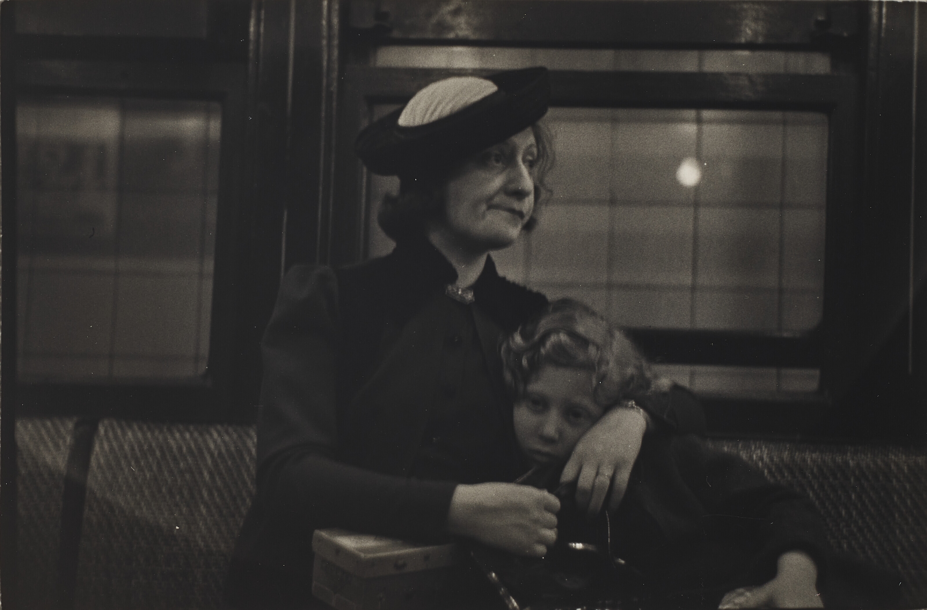 Walker Evans Subway Walker Evans | Subway Portrait, New York (1941)
