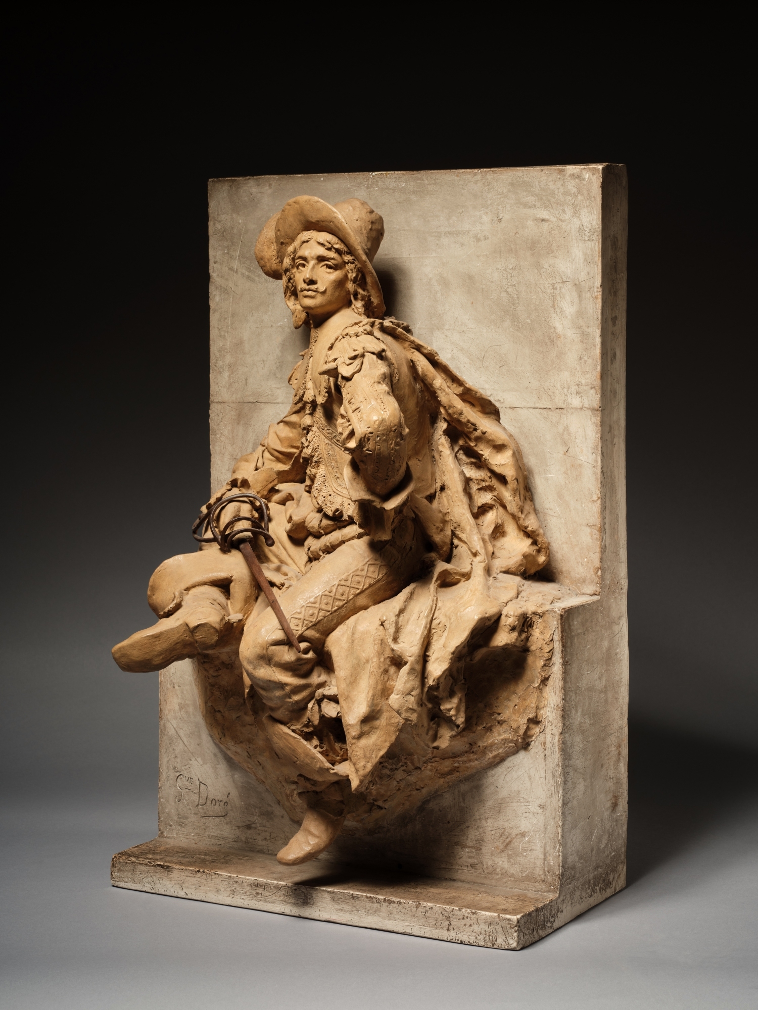 Gustave Doré | Preparatory Model for the Figure of d'Artagnan on the ...