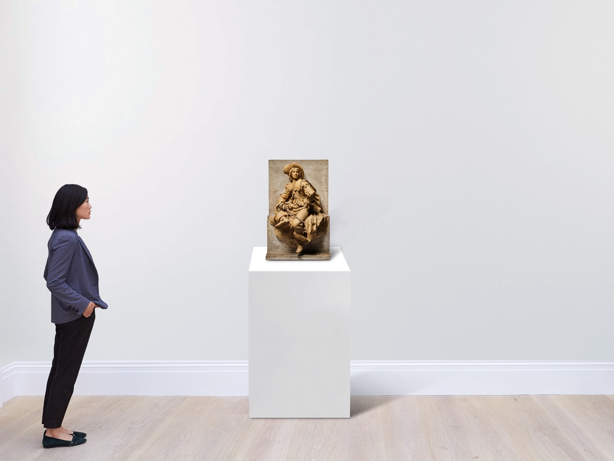 Gustave Doré | Preparatory Model for the Figure of d'Artagnan on the ...