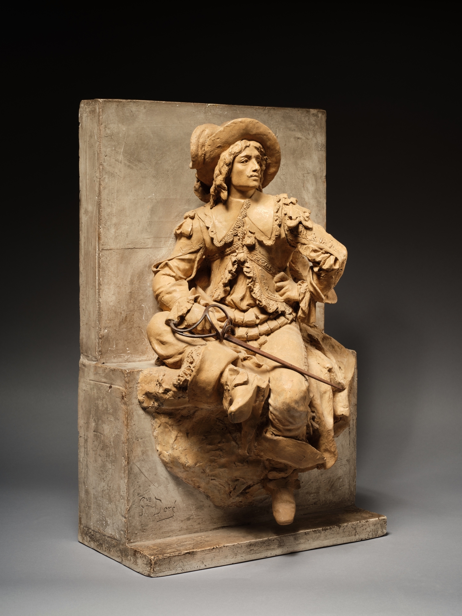 Gustave Doré | Preparatory Model for the Figure of d'Artagnan on the ...