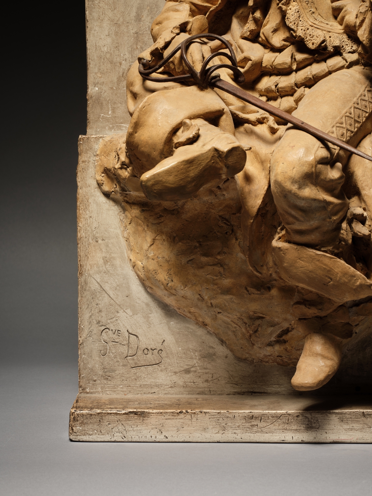 Gustave Doré | Preparatory Model for the Figure of d'Artagnan on the ...