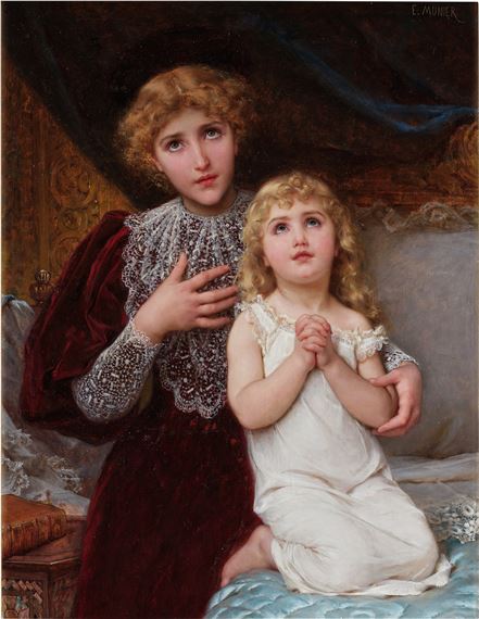 Émile Munier | AT THE FOUNTAIN (1891) | MutualArt