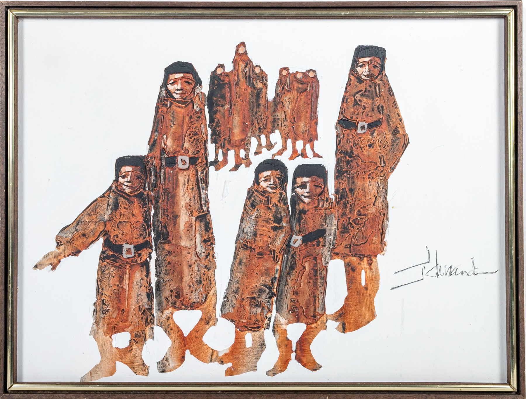 Joel Durand | Figures Impasto | MutualArt