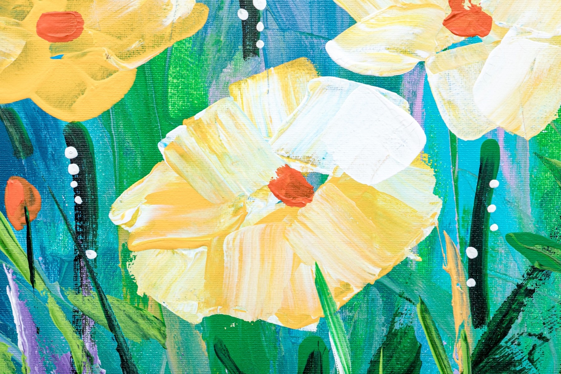 Daniel Nie | Poppies In The Garden | MutualArt