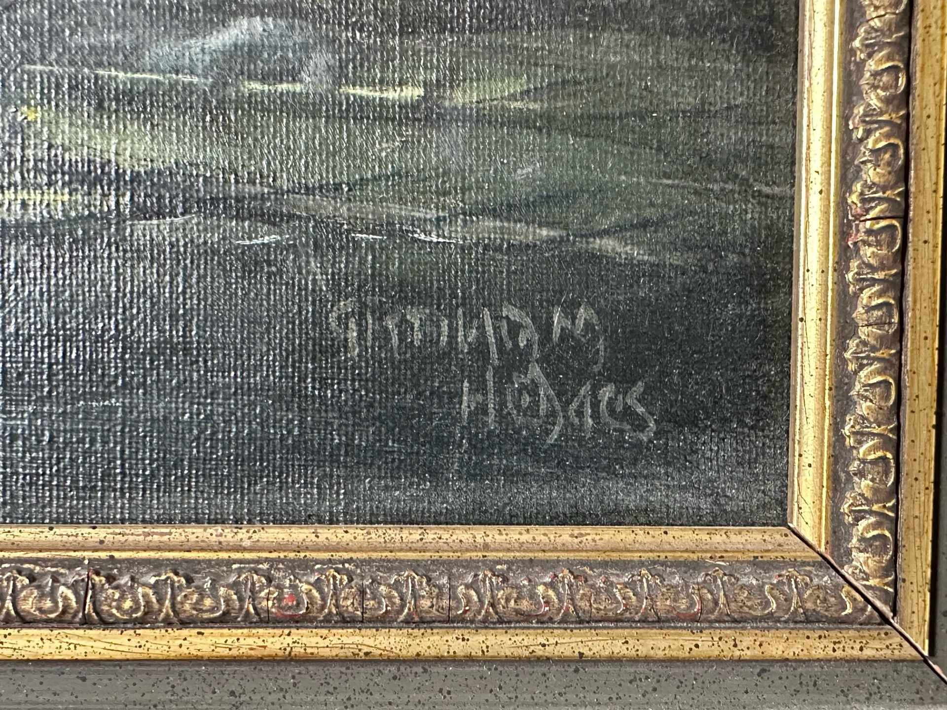 Graham Hedges | Graham Hedges Oil on Canvas Painting dep | MutualArt