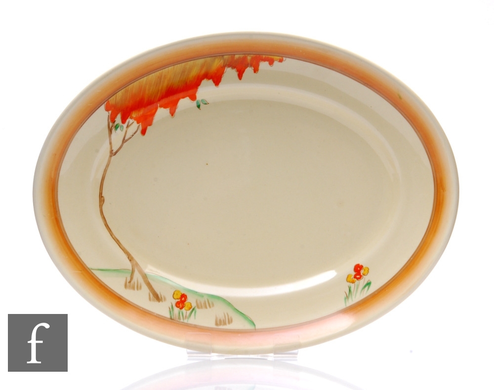 Clarice Cliff | A Clarice Cliff oval meat plate circa 1940 (Circa 1940 ...