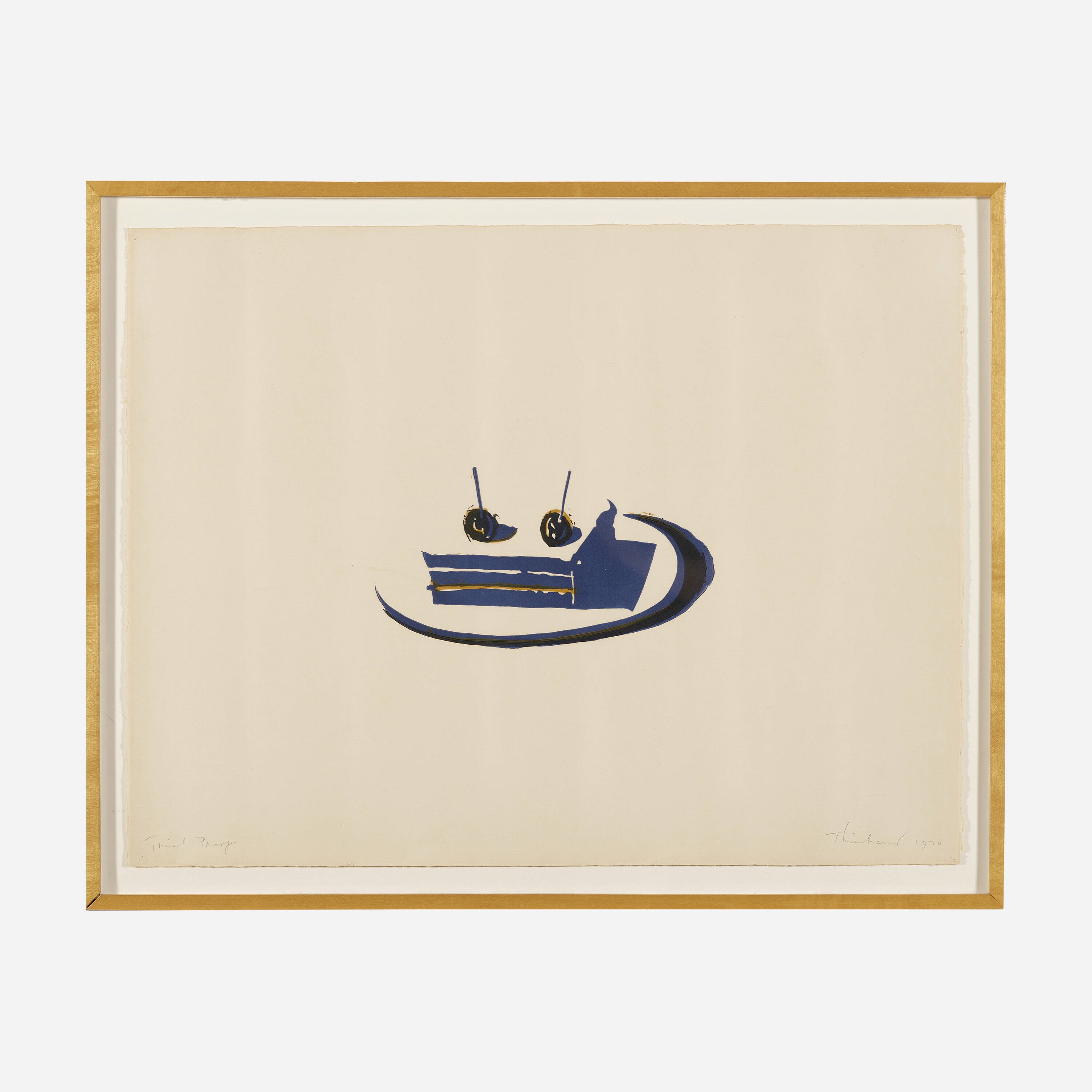 Wayne Thiebaud | Sandwich (from the Seven Still Lifes and a Rabbit ...