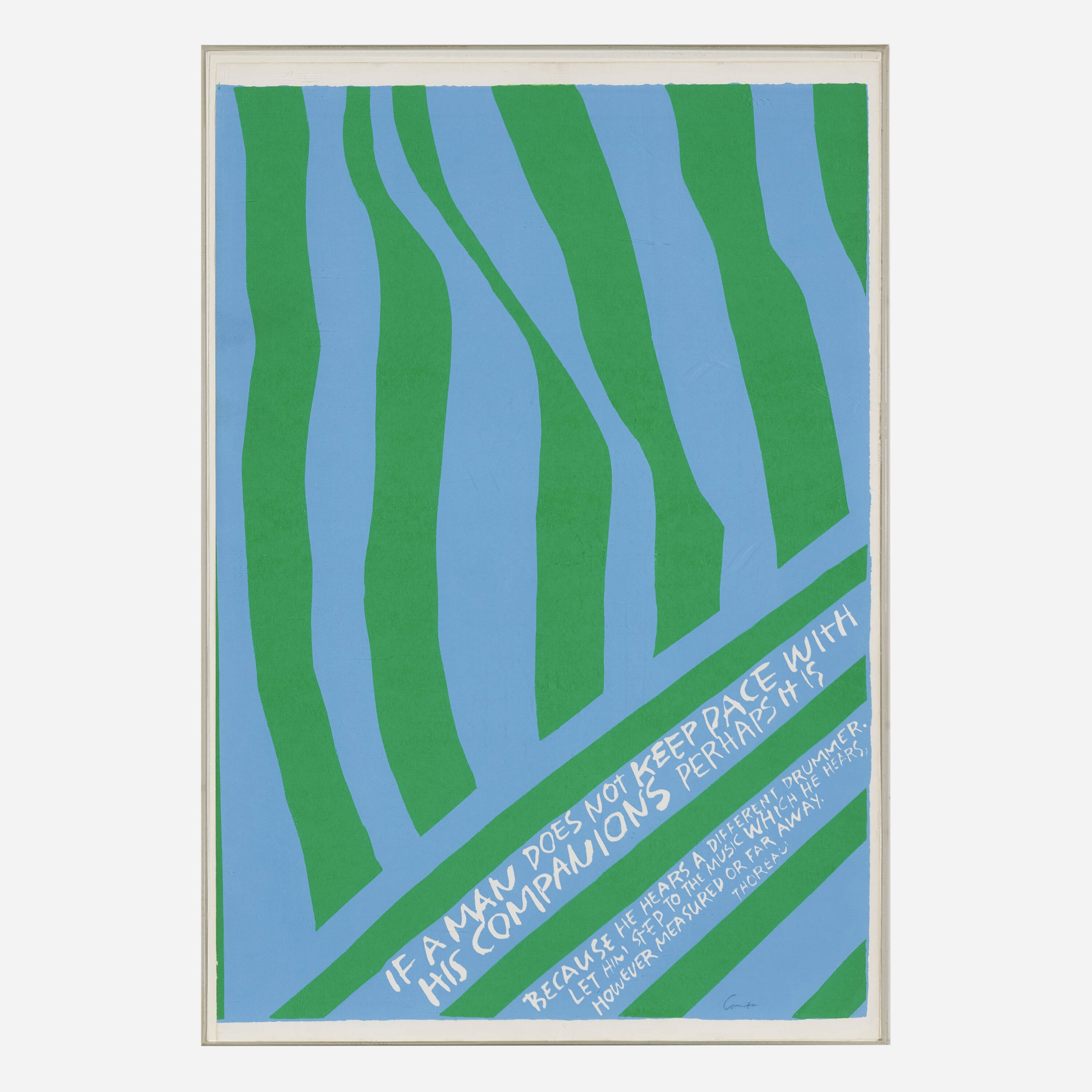 Corita Kent | different drummer (1967) | MutualArt