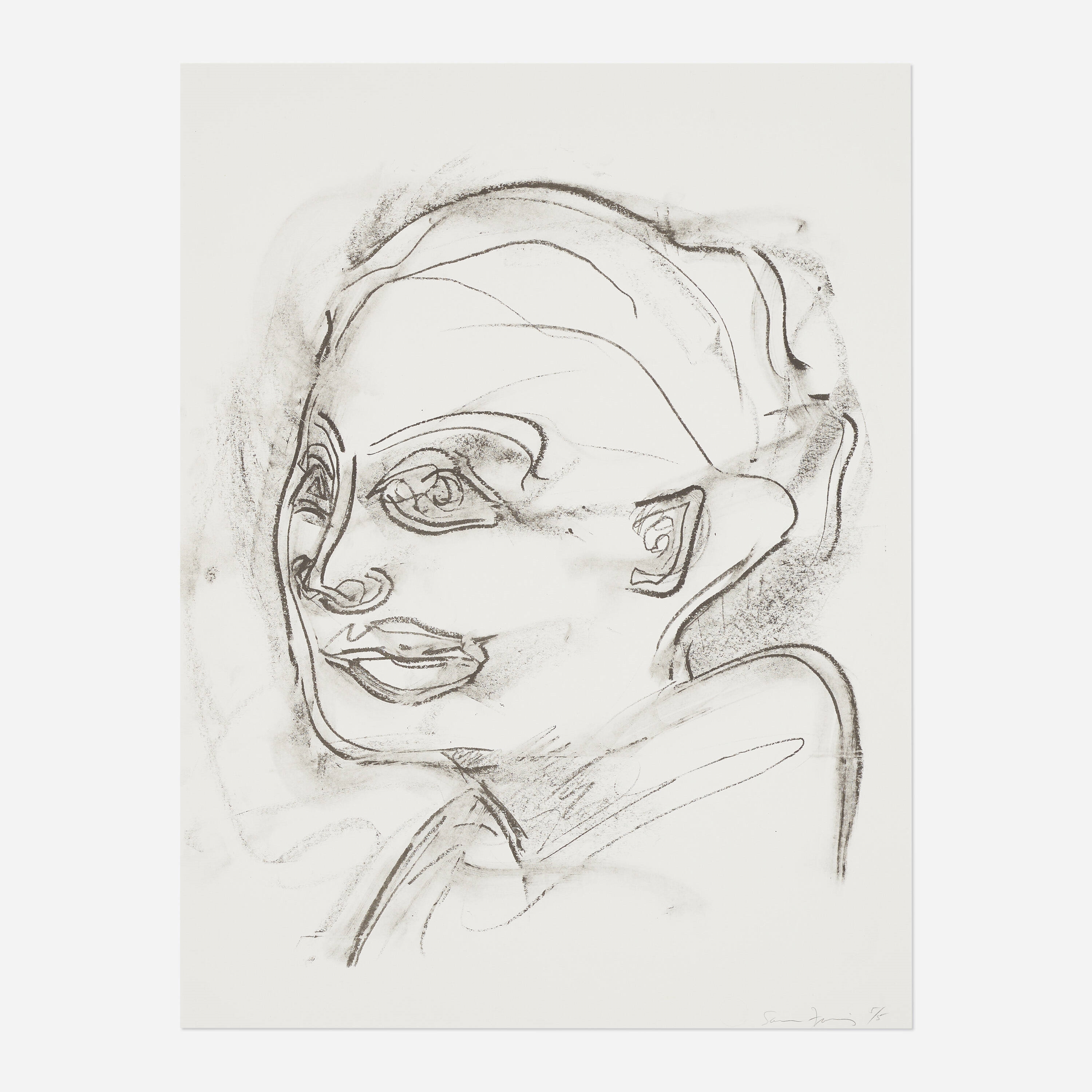 Sam Francis | Self-Portrait (SF-037) (1973) | MutualArt