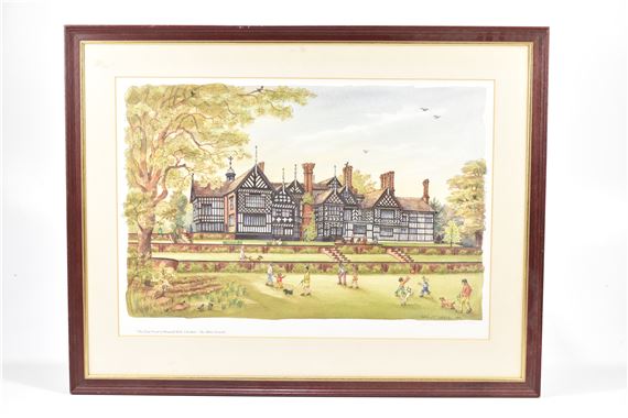 Albin Trowski | The East Front of Bramall Hall | MutualArt