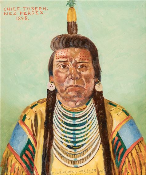 Elbridge Ayer Burbank | Chief Joseph, Nez Perces (1898) | MutualArt